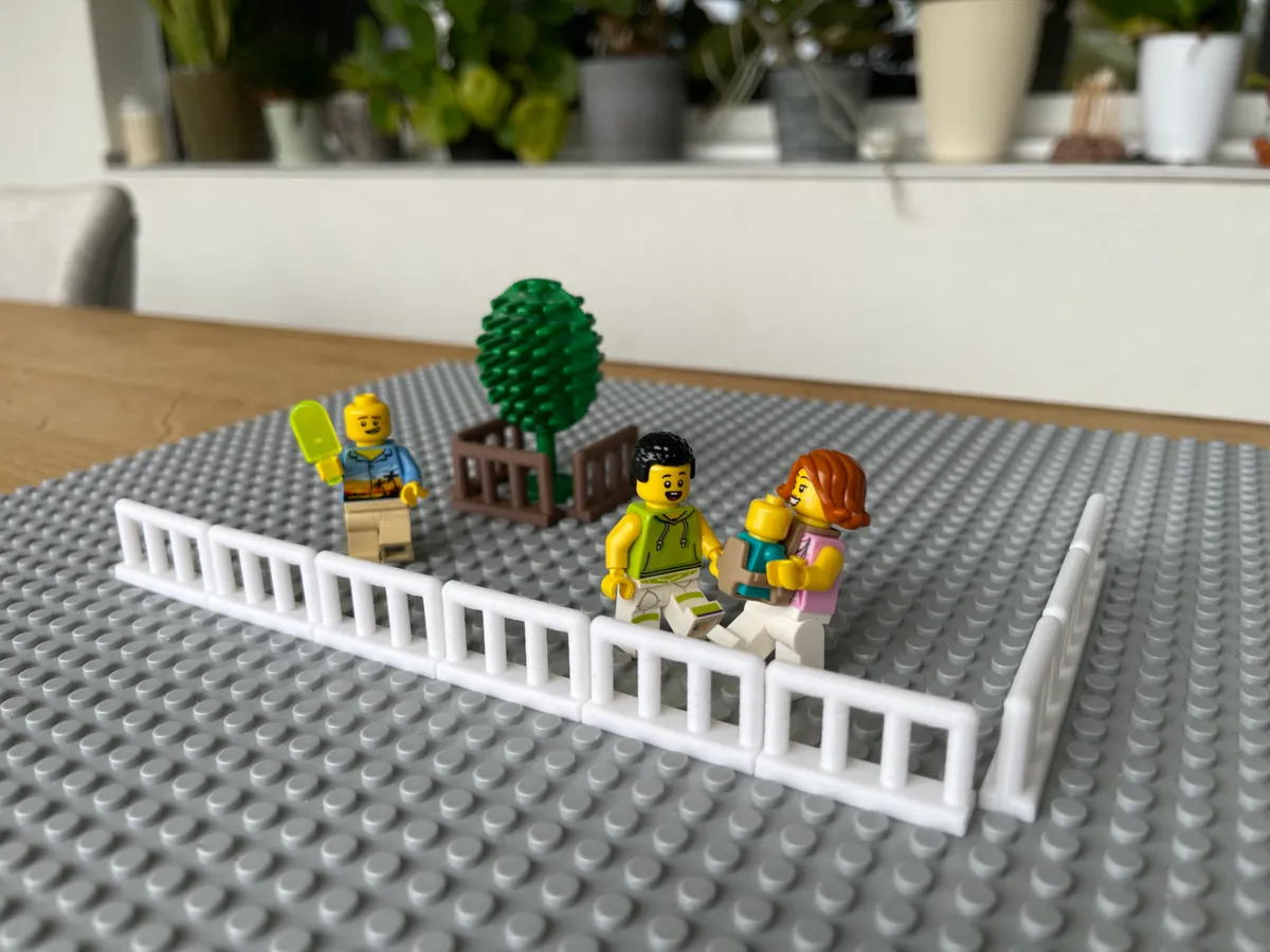 Legos compatible Fence - Free 3D Print Model - MakerWorld