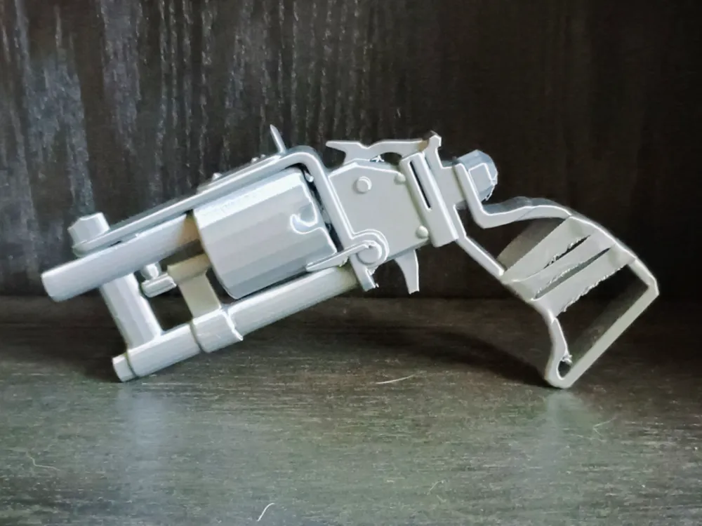 Pipe Revolver - Fallout by Q 3D Design MakerWorld: Download Free 3D Models