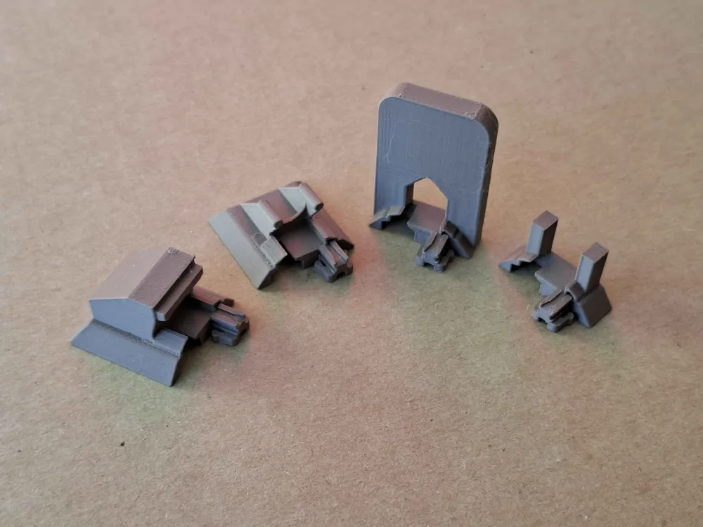 Stoppers and Bumpers for Kato Unitrack (n-gauge) Remixed by Slanjonok ...