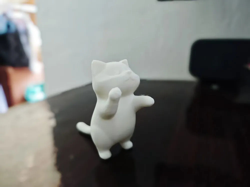 Waving Cat · Pet-me Pose by 婷婷不停 MakerWorld: Download Free 3D Models