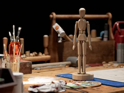 FlexBuddy – Artistic Pose Mannequin - Free 3D Print Model - MakerWorld