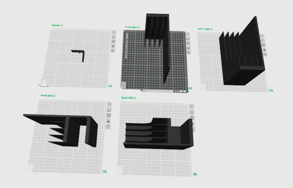 Modular Record Player Stand with Vinyl Storage - Free 3D Print Model ...