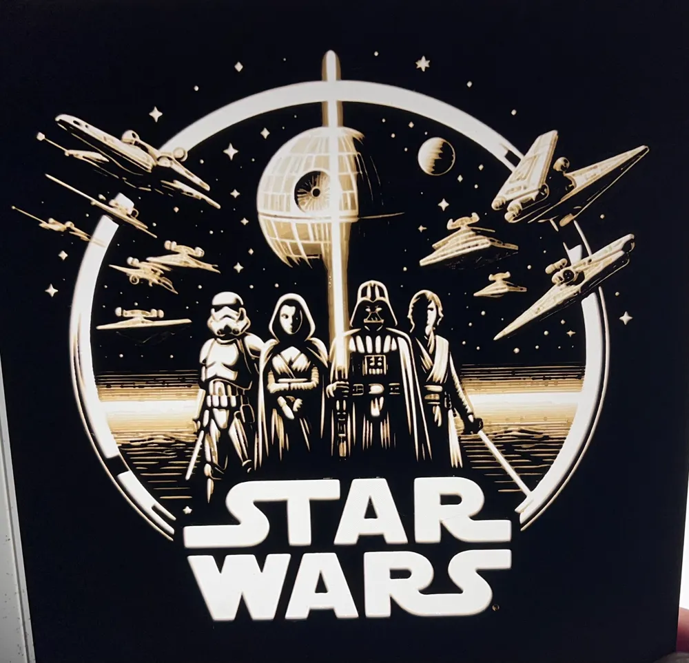 Starwars Hueforge Lightbox by Fastfrosch - MakerWorld