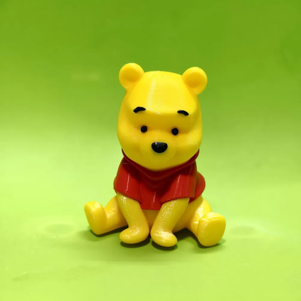 NO AMS - The Winnie the Pooh Multi-Part - Free 3D Print Model - MakerWorld
