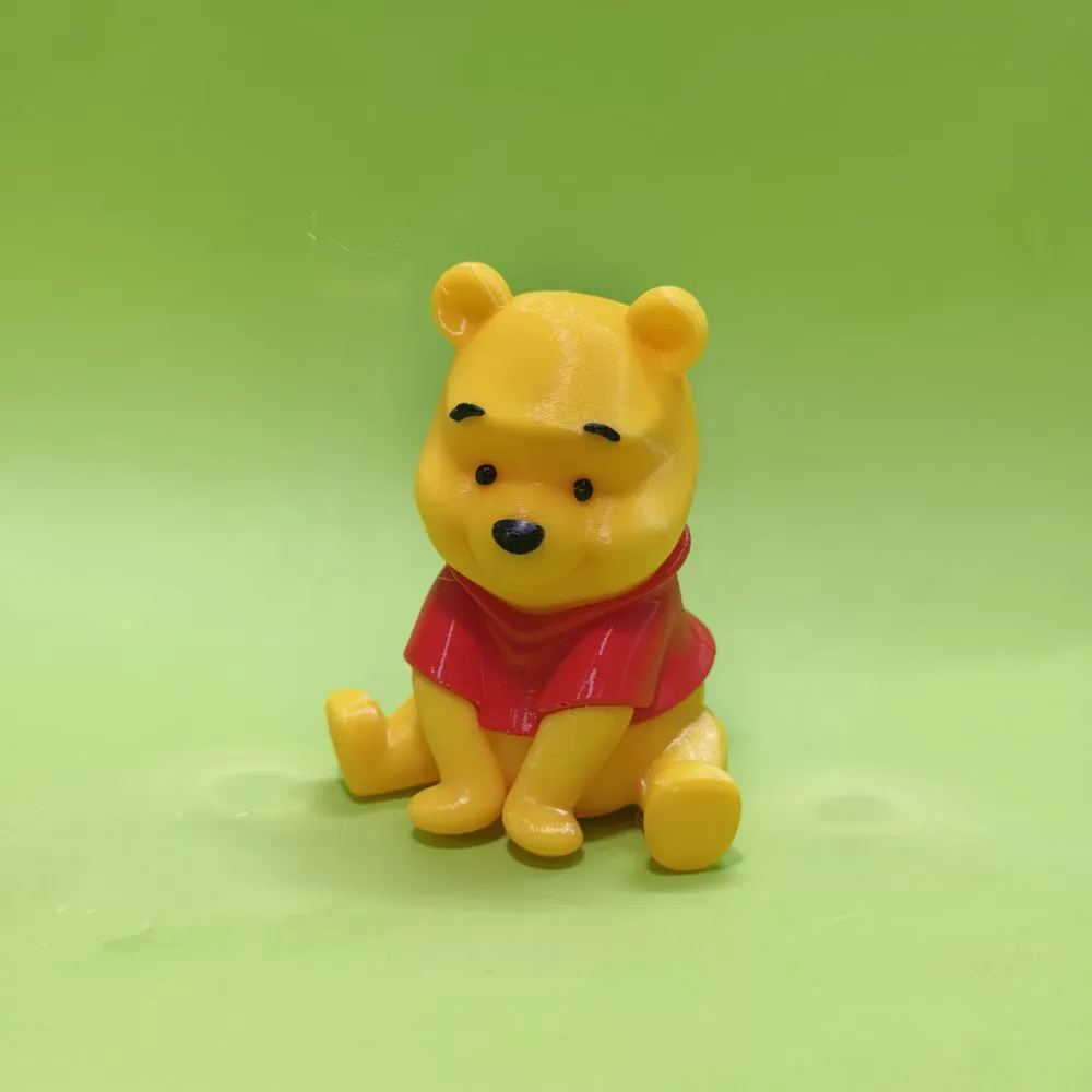 NO AMS - The Winnie the Pooh Multi-Part - Free 3D Print Model - MakerWorld