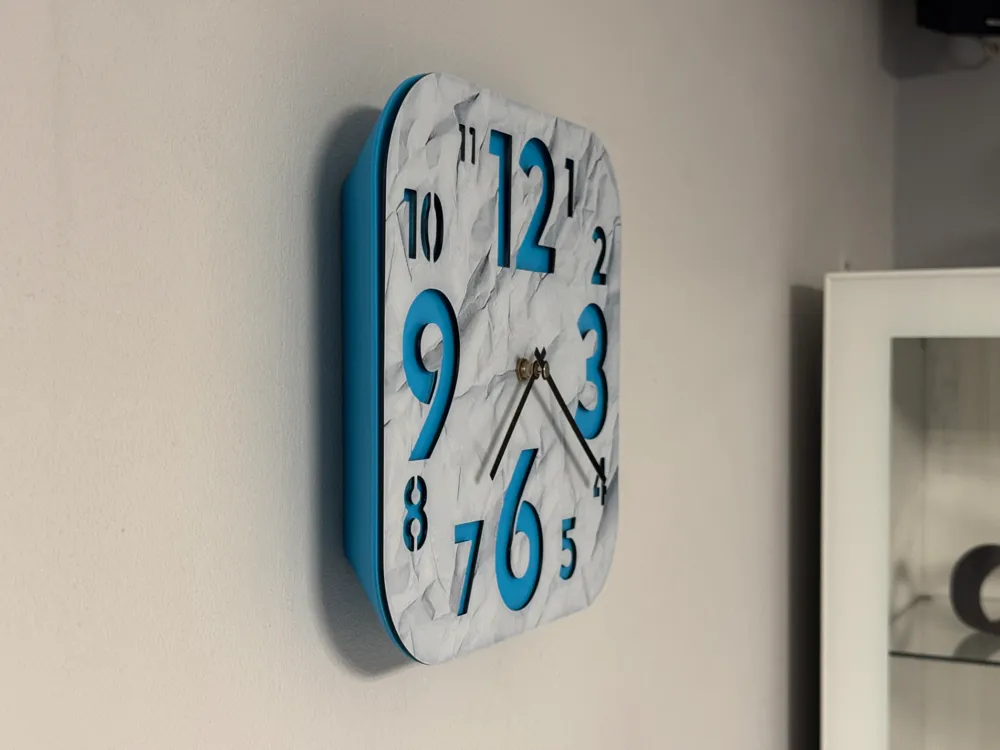 Stash / money box for 245 square clocks by cP3D MakerWorld: Download Free 3D Models