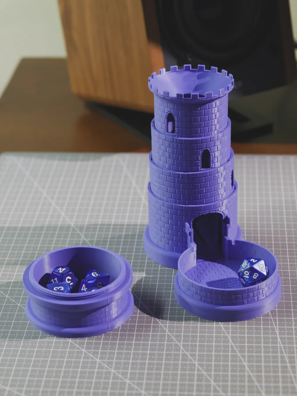 Torre de dados plegable portátil con almacenamiento - Modelo de ...