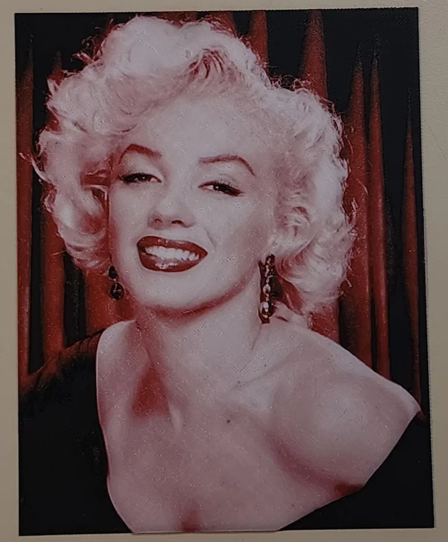 Marilyn Monroe Ver.3 (hueforge) by briankstan MakerWorld: Download Free ...