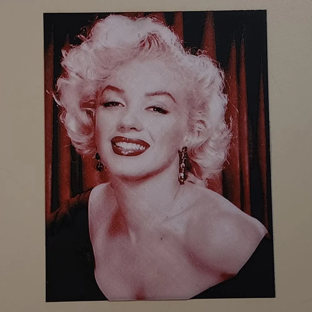 Marilyn Monroe Ver.3 (hueforge) by briankstan MakerWorld: Download Free 3D Models