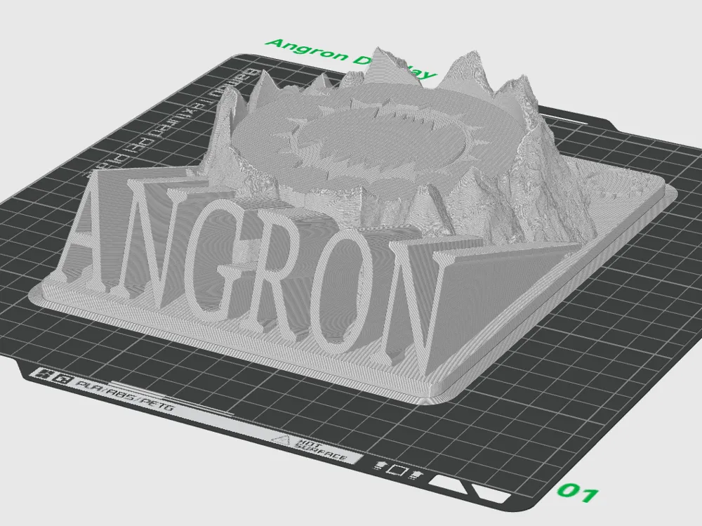 Angron Display Stand V2.0 - Free 3D Print Model - MakerWorld