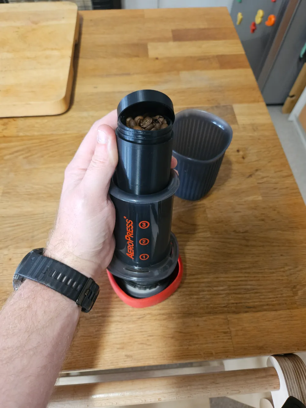 AeroPress Go Coffee Container - Free 3D Print Model - MakerWorld