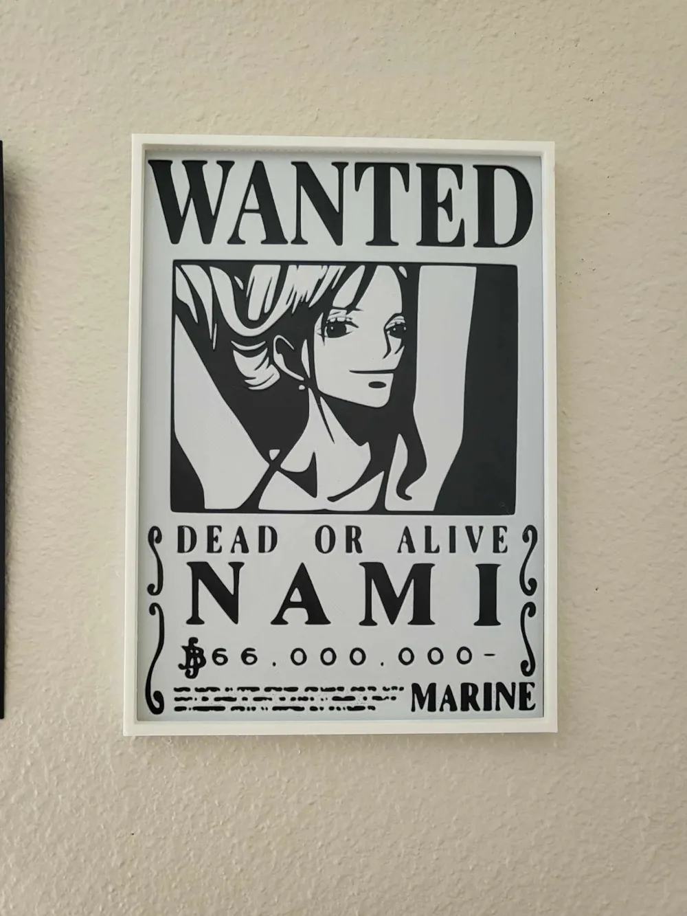 Nami Wanted Poster / 2 Colors by CC3D - MakerWorld