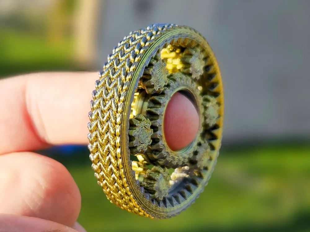 Sweet Knitted gear spinner 13-17 mm Fidget 10g by New_Kids_Turbo ...