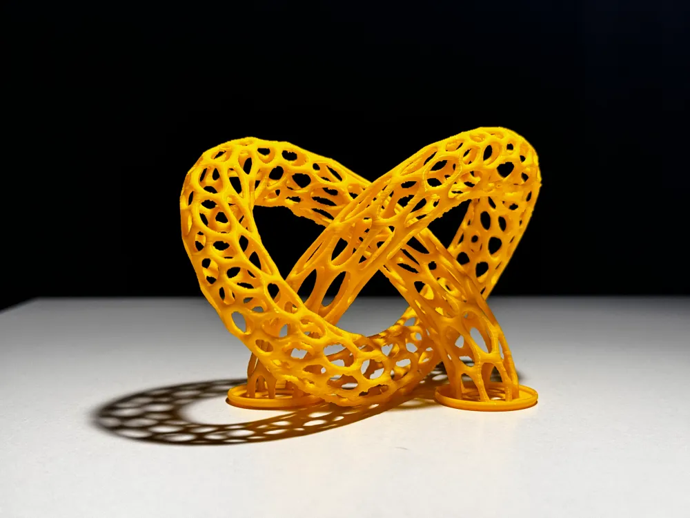 Torus Knot Sculpture Voronoi Style by berkeozkir - MakerWorld