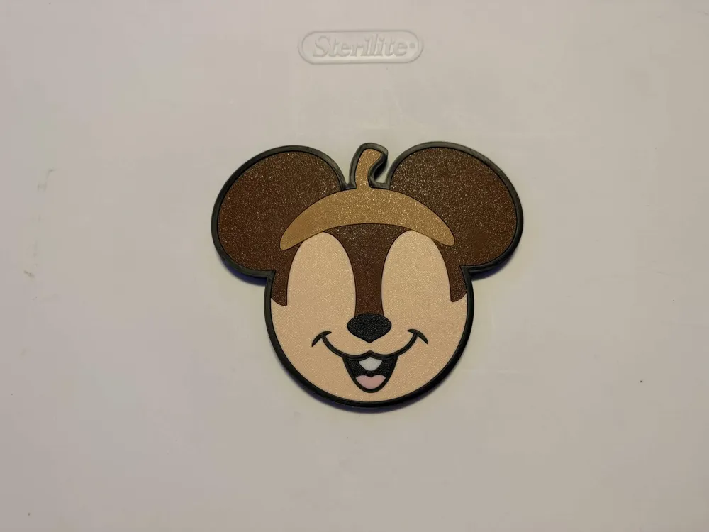 Disney DCL Chip Door Magnet - No AMS - Multipart - Free 3D Print Model ...