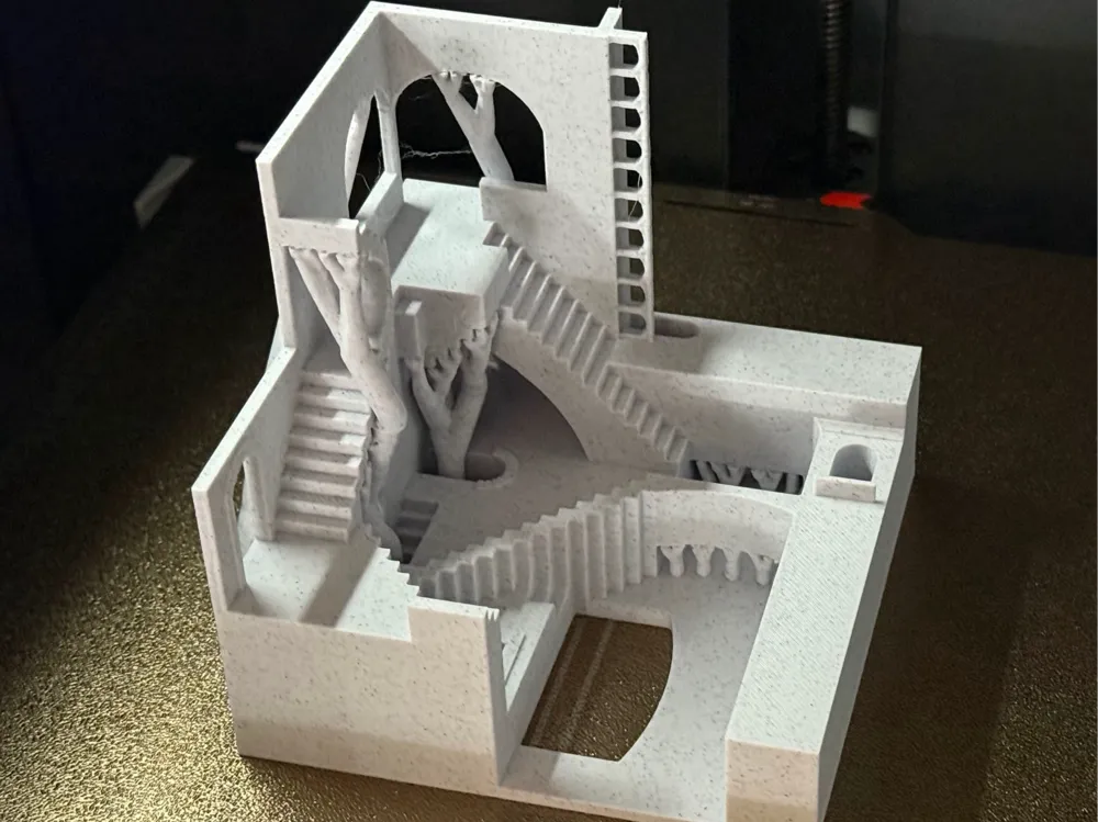 Relativity (M. C. Escher) - Free 3D Print Model - MakerWorld