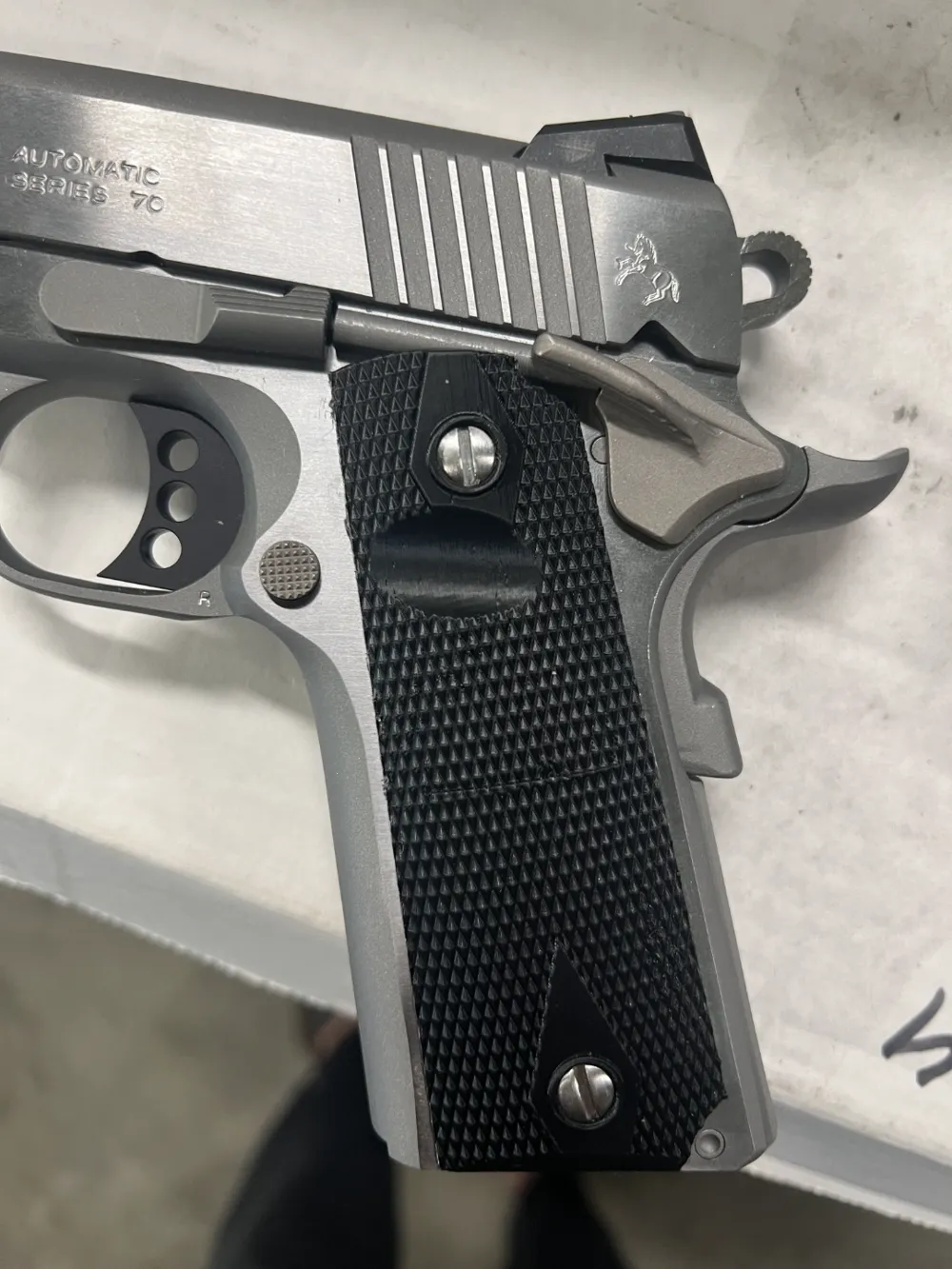 Colt 1911 Classic Grips - No Thumb Cutout - Free 3D Print Model ...