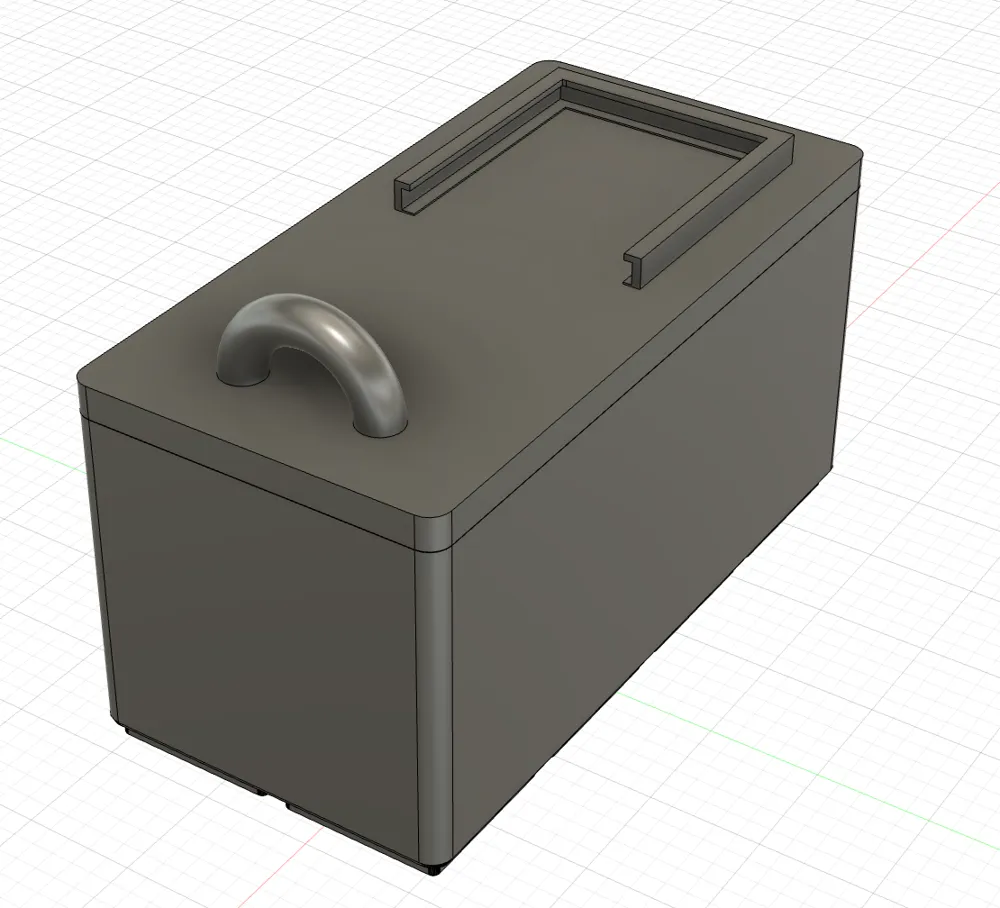 Tea Caddy lying for Gridfinity - Free 3D Print Model - MakerWorld