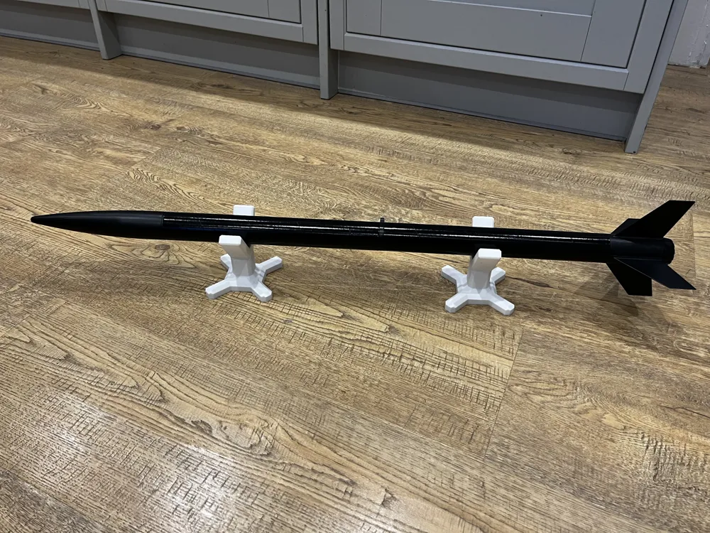 Model Rocket Cradle by Sam Scorthorne MakerWorld: Download Free 3D Models