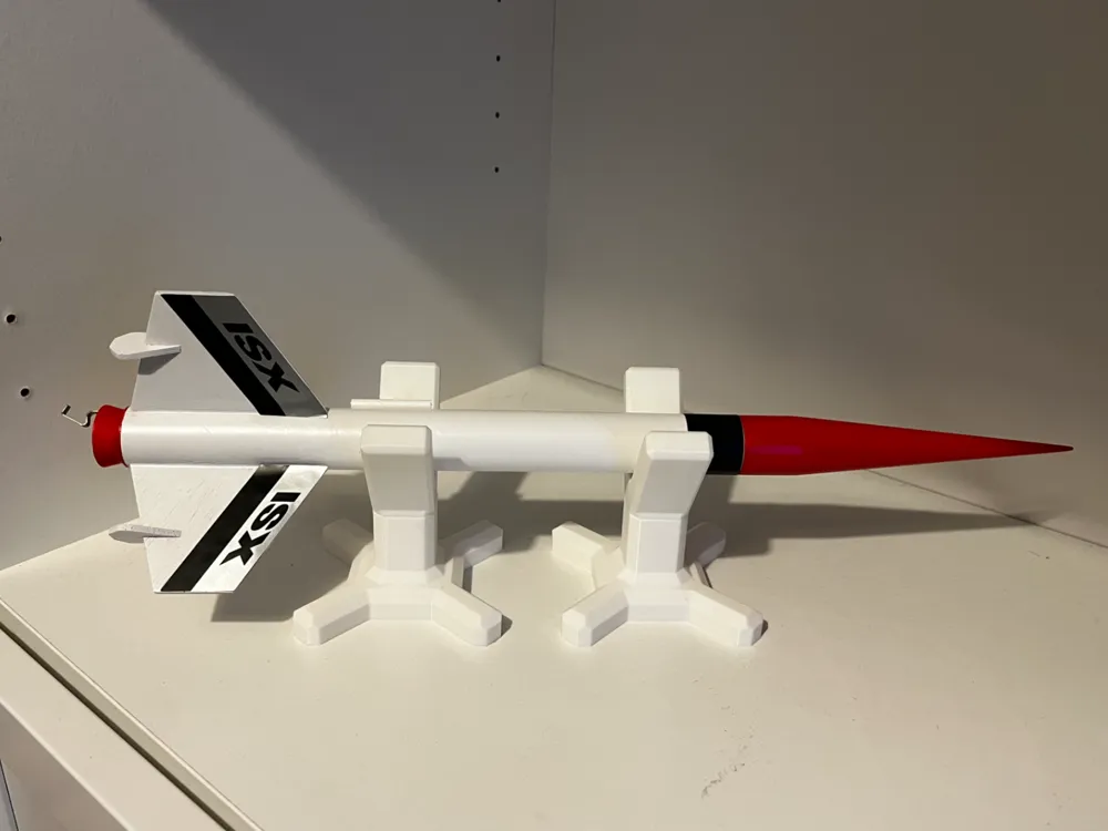 Model Rocket Cradle by Sam Scorthorne MakerWorld: Download Free 3D Models