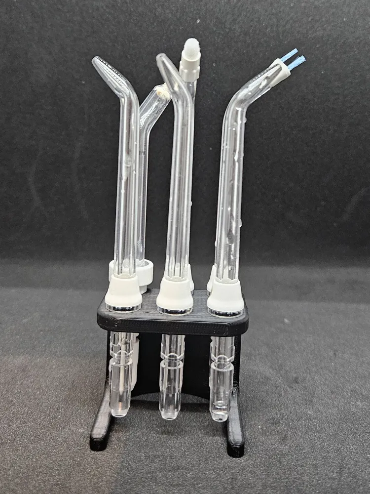 Waterpik Water Flosser Tip Holder / Nozzle Stand - Free 3D Print Model ...