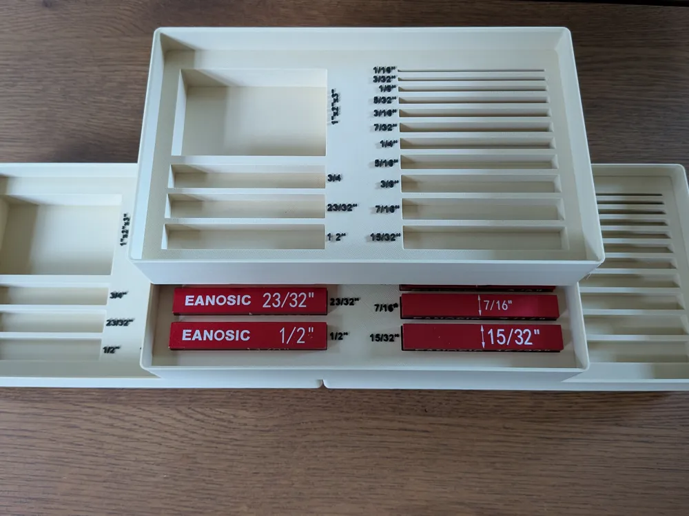 Imperial setup blocks Gridfinity bin by IanIn3D - MakerWorld