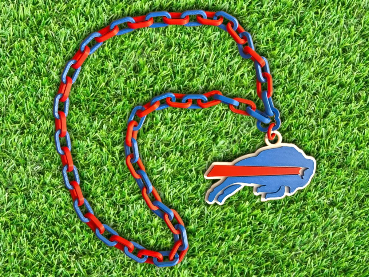 Buffalo Bills Simple Hype Chain - Free 3D Print Model - MakerWorld