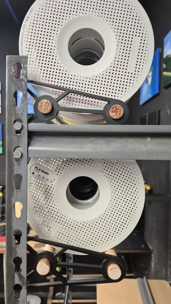 Rack Brackets for Filament Storage 19mm - Free 3D Print Model - MakerWorld