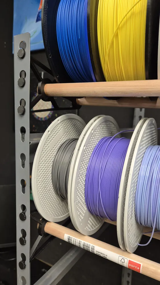 Rack Brackets for Filament Storage 19mm - Free 3D Print Model - MakerWorld