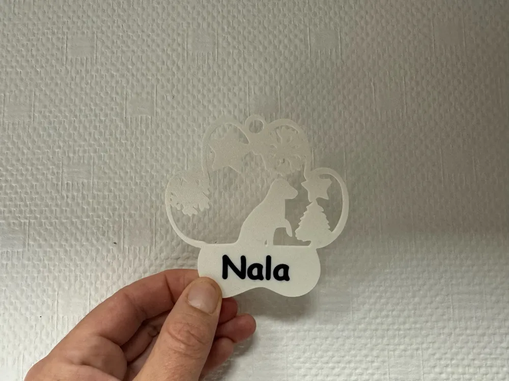 Paw dog christmas tree - bambu studio customizable - Free 3D Print ...