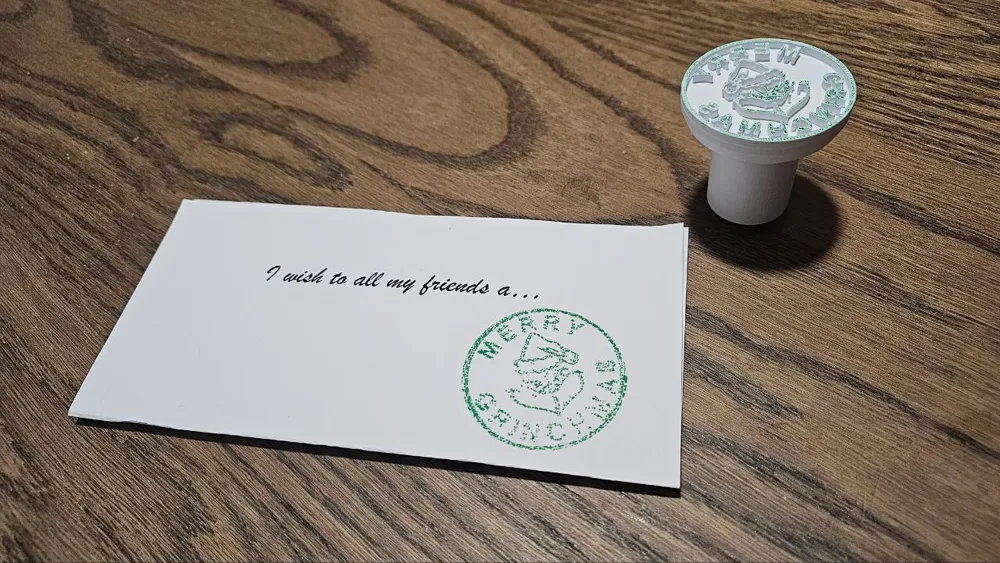 The Grinch - Merry Grinchmas Stamp by Mauker - MakerWorld