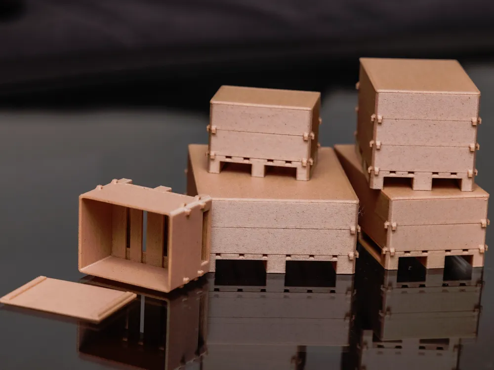Scale 1:18 Buildable Pallet Collection - Free 3D Print Model - MakerWorld