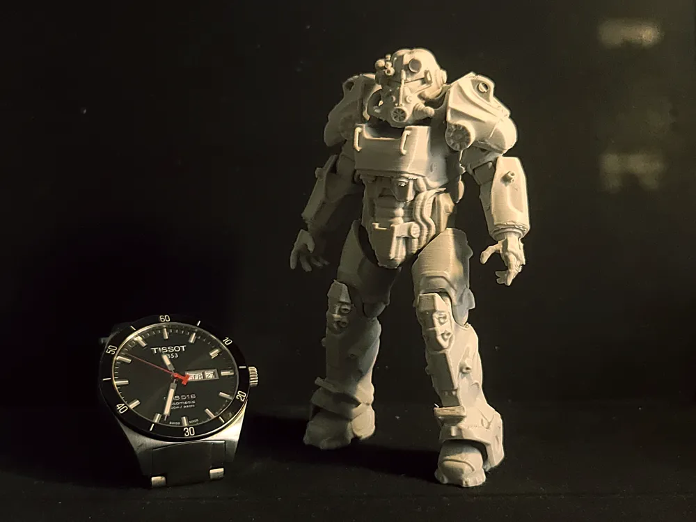 Fallout T60 articulada, detallada, hiperrealista, fácil de desmontar ...