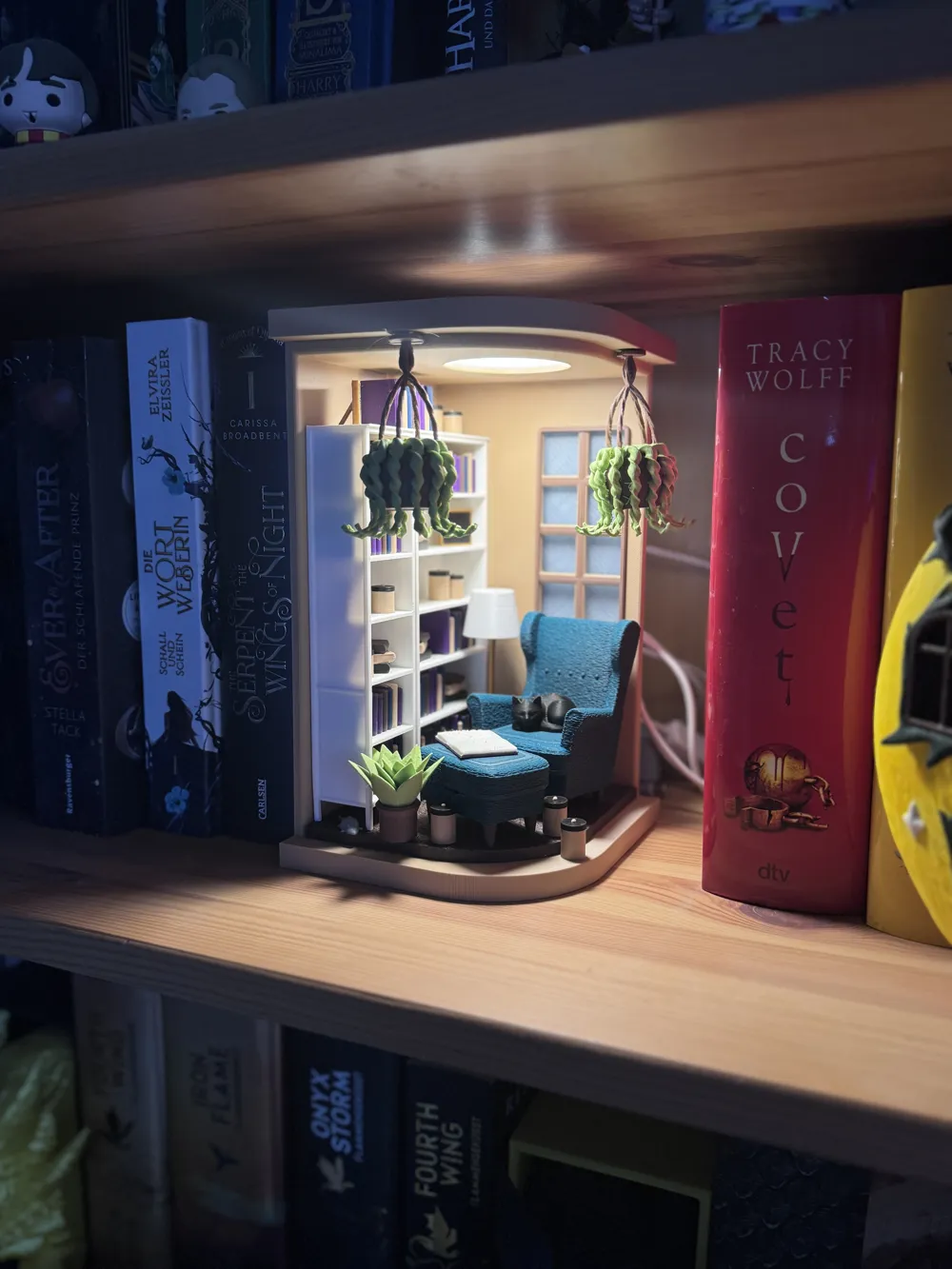 IKEA-Style book nook – Reading Corner with Light - Free 3D Print Model ...