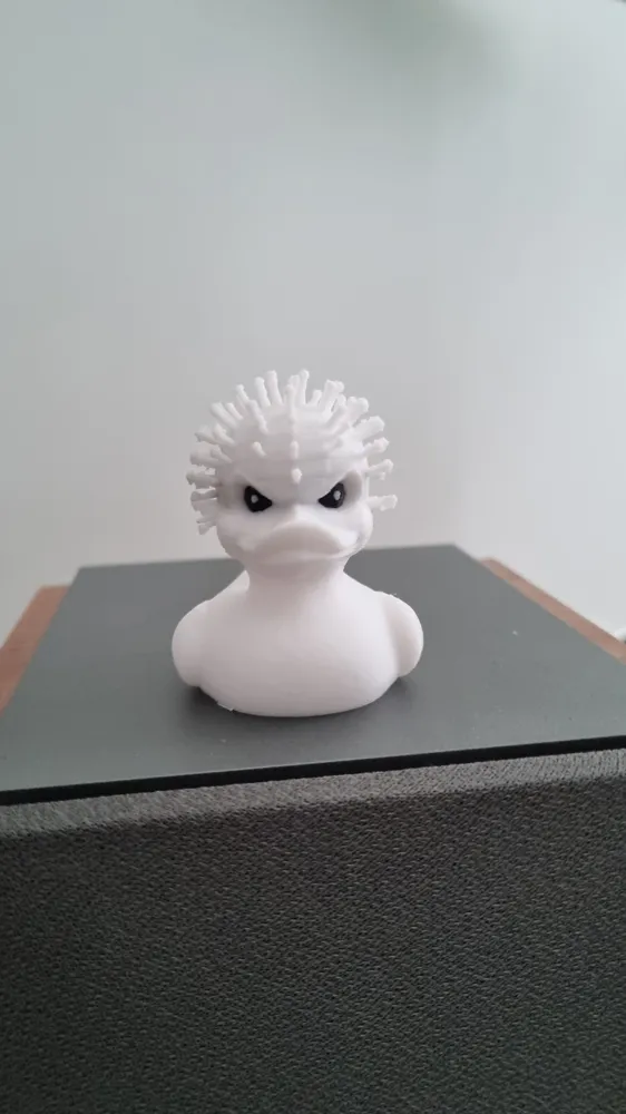 Halloween Pinhead Duck, Hellraiser Duck - Free 3D Print Model - MakerWorld