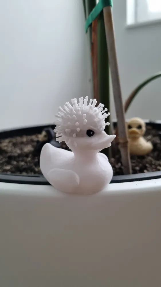 Halloween Pinhead Duck, Hellraiser Duck - Free 3D Print Model - MakerWorld