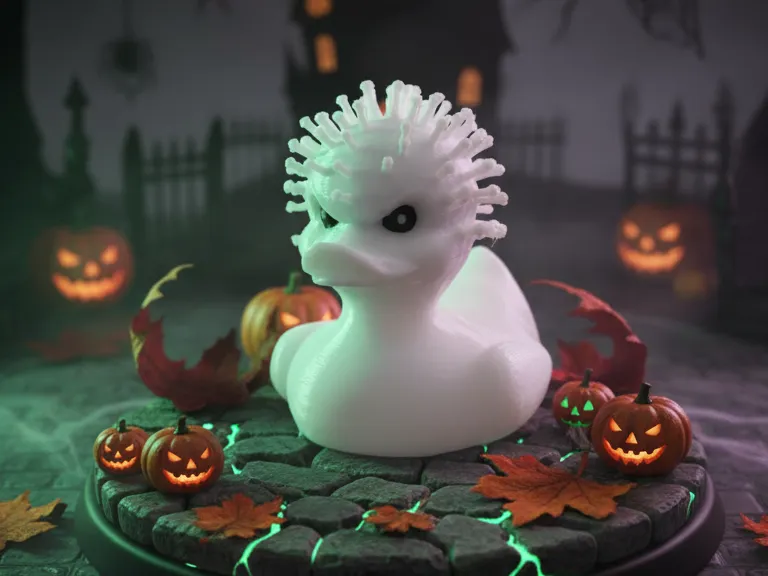 Halloween Pinhead Duck, Hellraiser Duck - Free 3D Print Model - MakerWorld