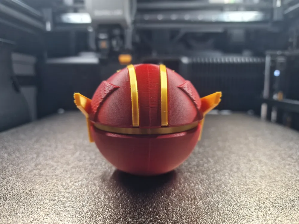 The Flash Pokeball - Free 3D Print Model - MakerWorld