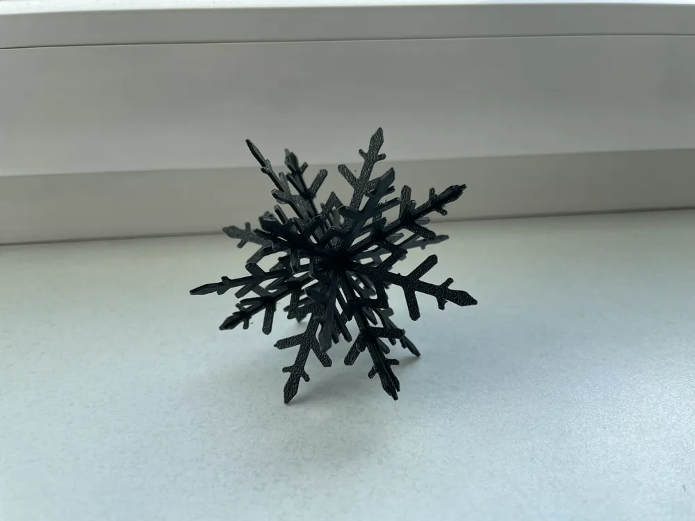 Snowflake Christmas Kit Card by Mogli - MakerWorld