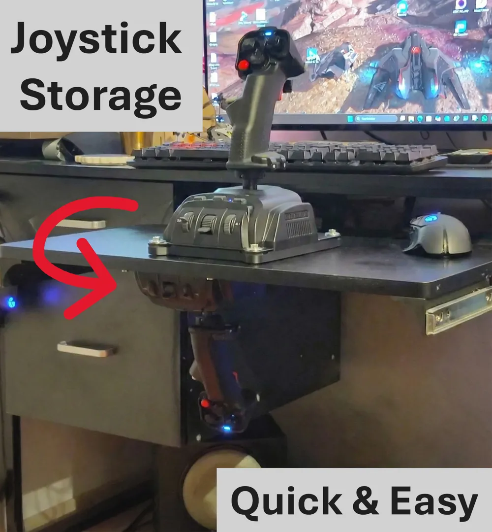 Joystick Holder - Free 3D Print Model - MakerWorld