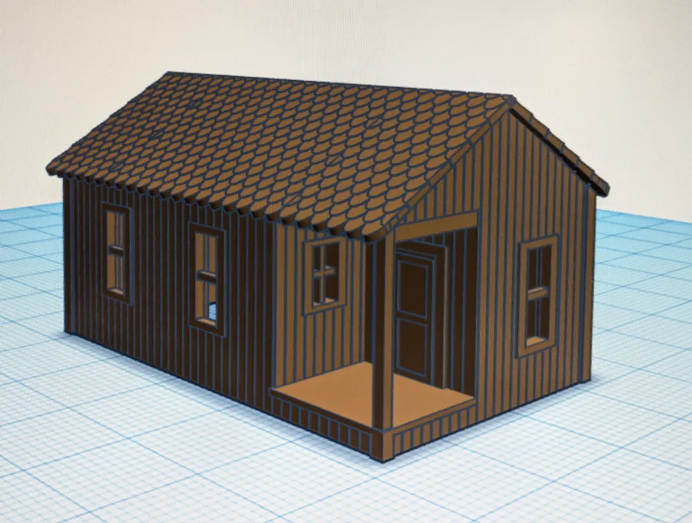 N Scale Layout Model | Small Wooden Shack by c0mfortcruise MakerWorld ...
