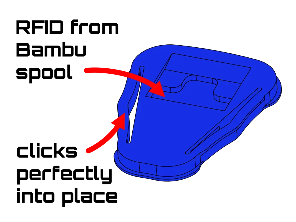 Sunlu spool tag + RFID (AMS + NO AMS) - Free 3D Print Model - MakerWorld