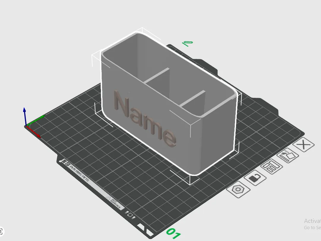 Custom Name Desk Organizer by WhyNot04 MakerWorld: Download Free 3D Models