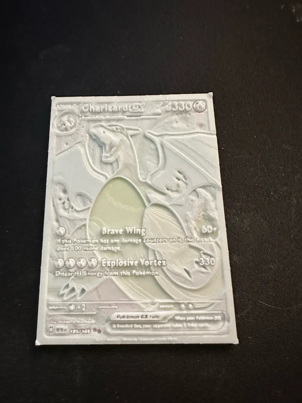 Charizard EX (151 Full Art) Pokemon Card Lithophane by thatguy08 ...