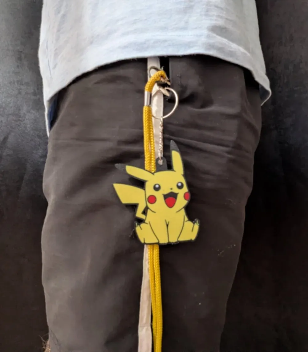 Pikachu Keychain by CooterFromHell MakerWorld: Download Free 3D Models