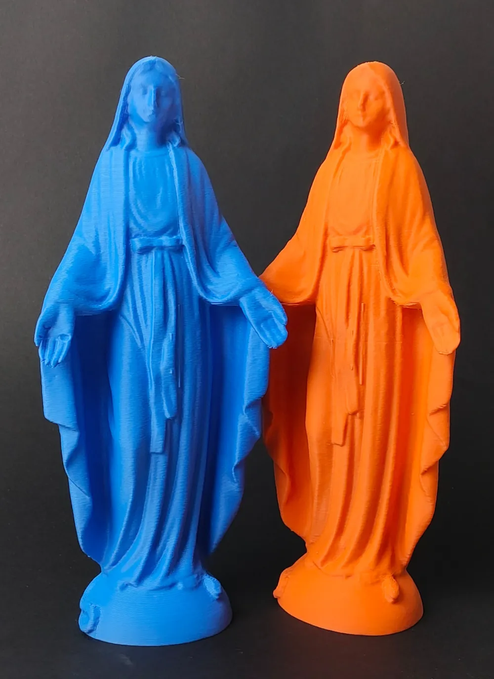 Holy Virgin Mary 3d scan of real statue reworked and poped in colors by ...