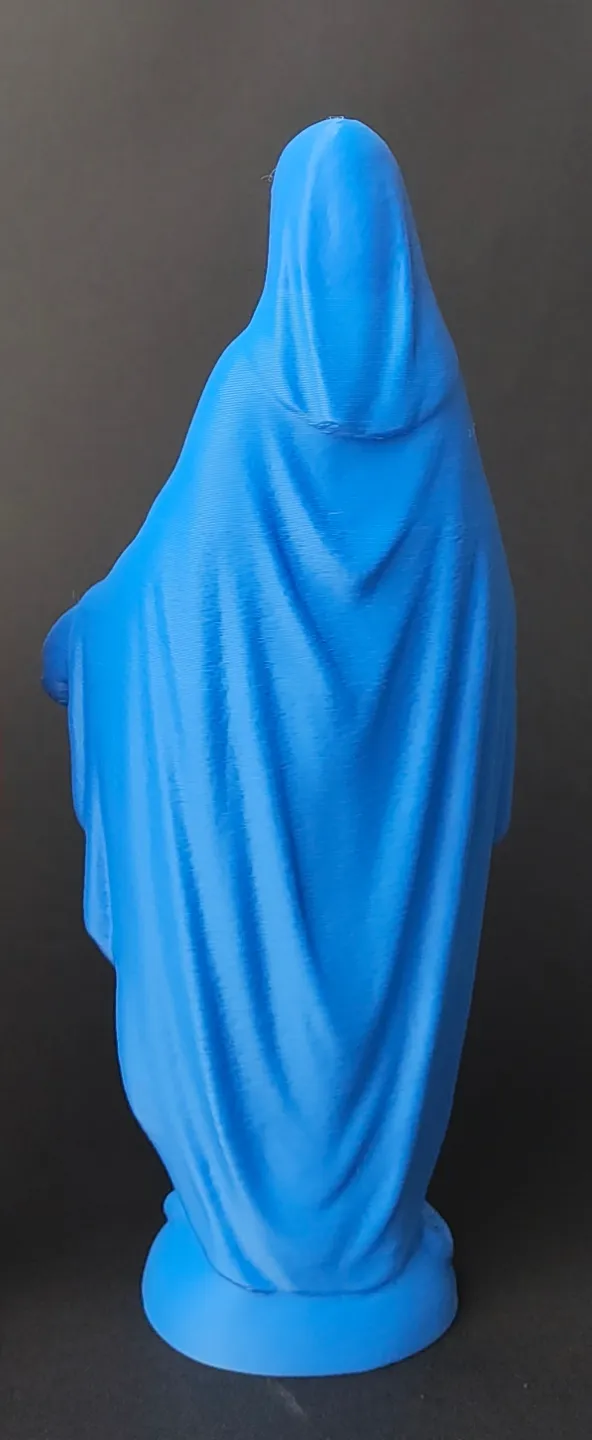 Holy Virgin Mary 3d scan of real statue reworked and poped in colors by ...