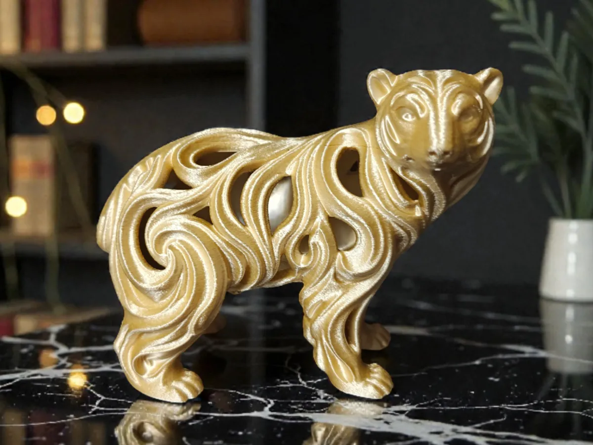 Artistic Arctic Bear - Free 3D Print Model - MakerWorld