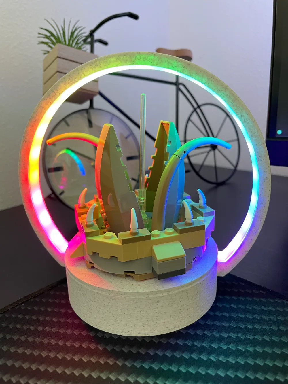 Brick Legos LED Table Lamp + Wemos by dimitrovion94 - MakerWorld