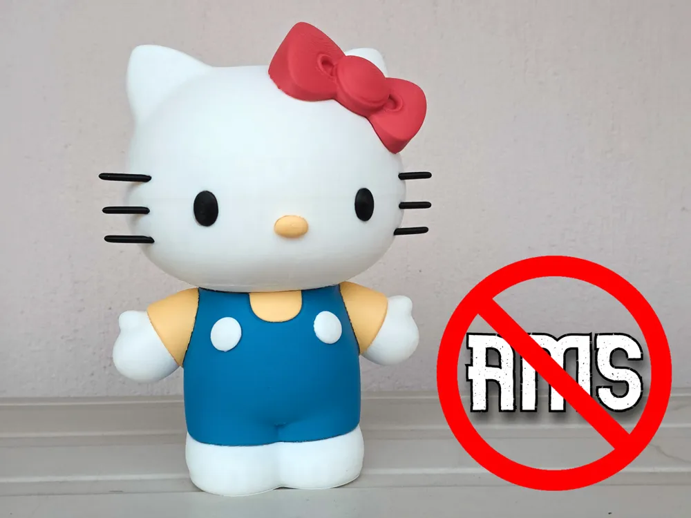 Hello Kitty / NO AMS - Free 3D Print Model - MakerWorld